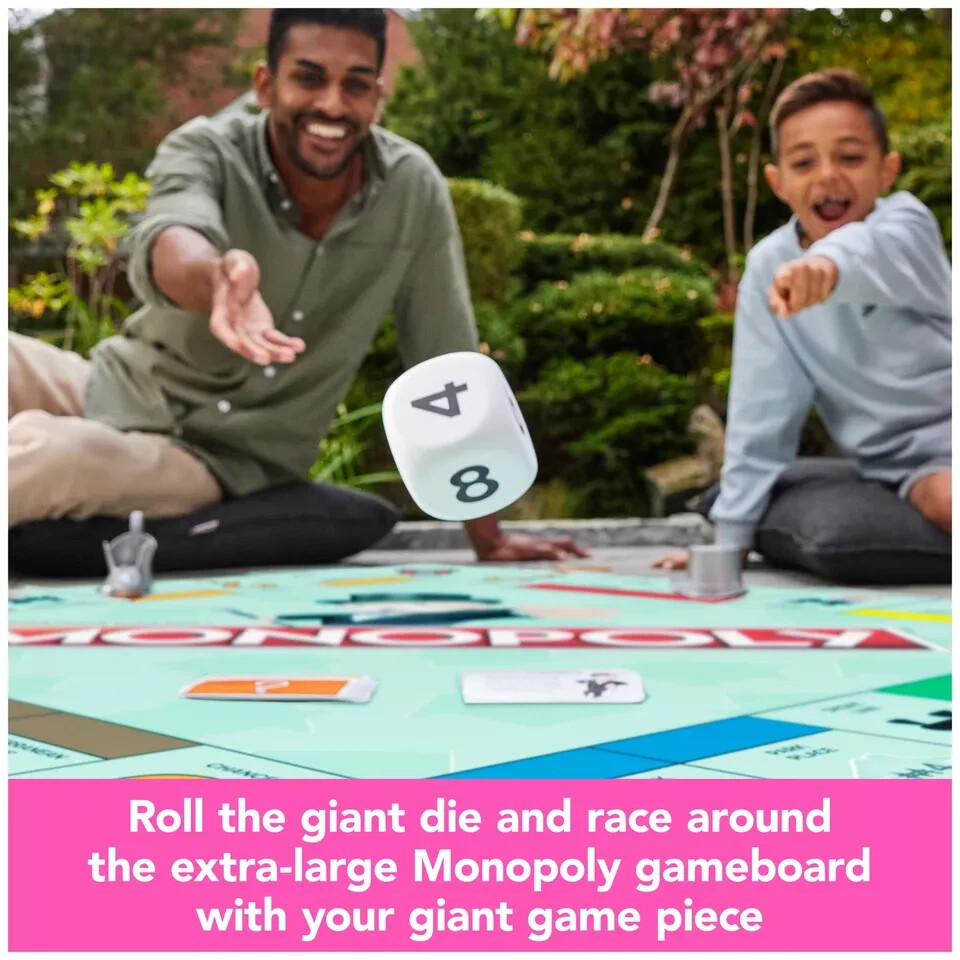 Monopoly Board Game Giant Edition Game for | Family Board Game ...