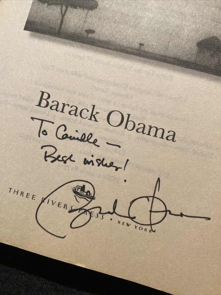 Barack Obama *SIGNED* Dreams From My Father Book - US President ...