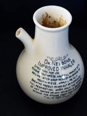 Authentic Antique Vintage Improved Dr. Nelson's Earthenware Medical ...