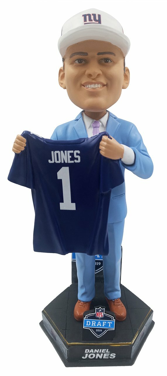 Daniel Jones (new York Giants) 2019 NFL Draft Pick Bobblehead by Foco ...