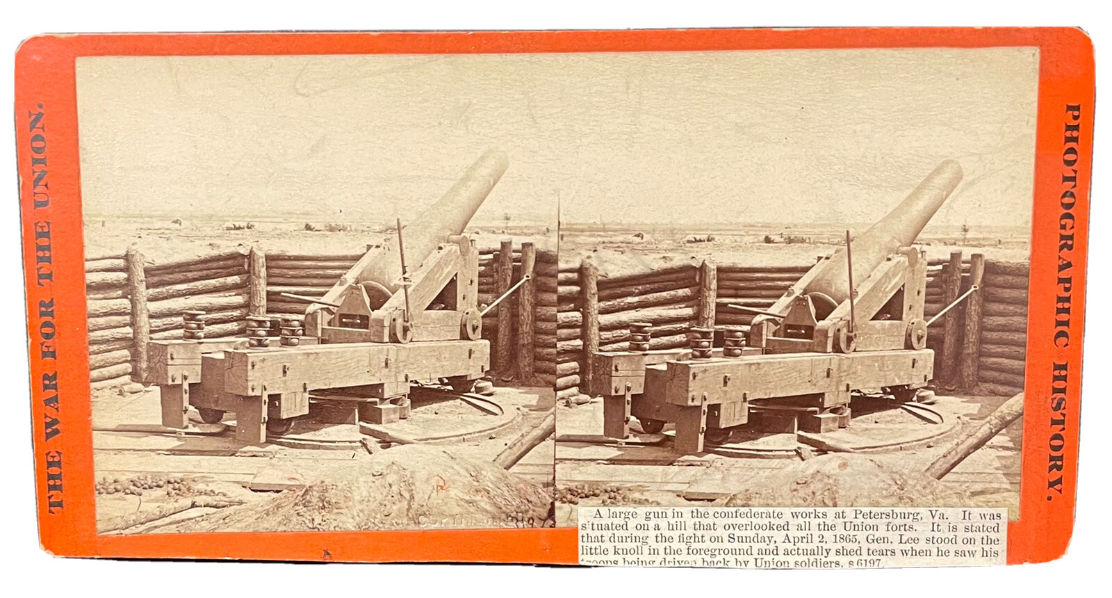 Confederate Rodman Gun Petersburg, Va. April, 1865 | eBay