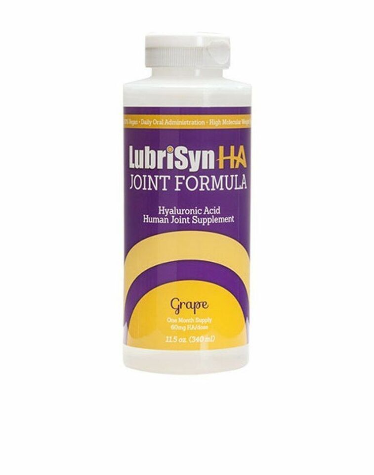 LubriSyn HA Human 11 5oz Hyaluronan Joint Supplement Grape Flavor for ...