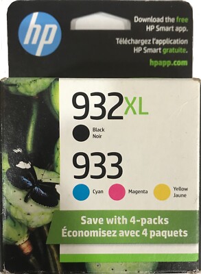 HP 932 XL/933 Black & Color Ink Cartridges (09/2024) BRAND NEW | eBay