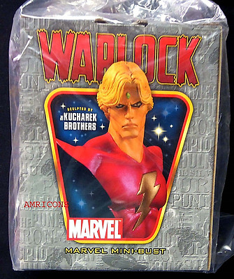 Warlock Bust Statue Club Exclusive New 2007 Bowen Factory Sealed Marvel ...
