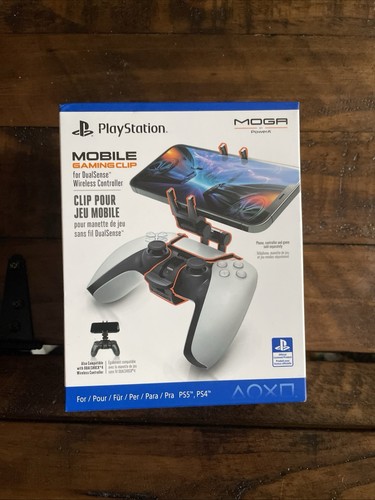 MOGA by PowerA Mobile Gaming Clip for PS5 DualSense / PS4 DualShock 4 ...