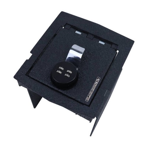 Black Horse Center Console Safe Security LockBox Black fit 2021-2024 ...
