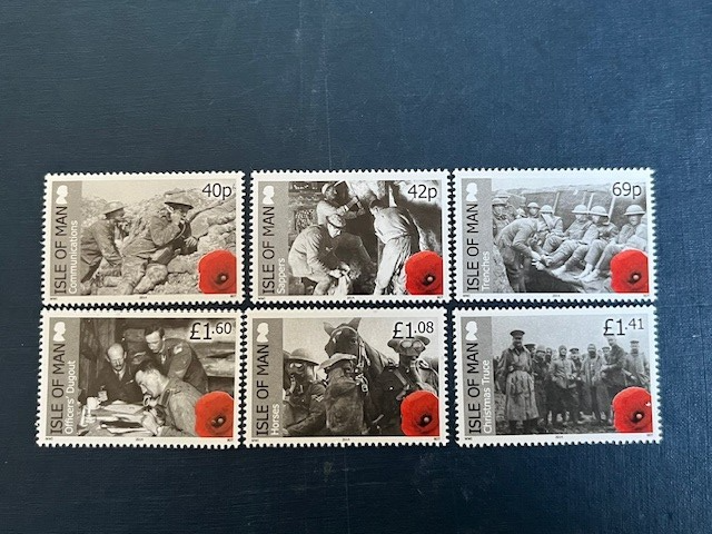 ISLE OF MAN 2014 WW1 Centenary (1st Series) SG 1876-1881 6 Stamps ...
