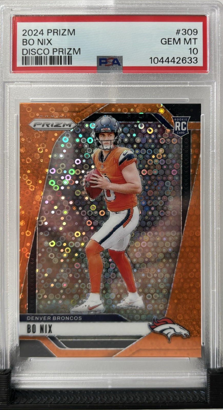 Bo Nix 2024 Prizm #309 Disco Price Guide - Sports Card Investor