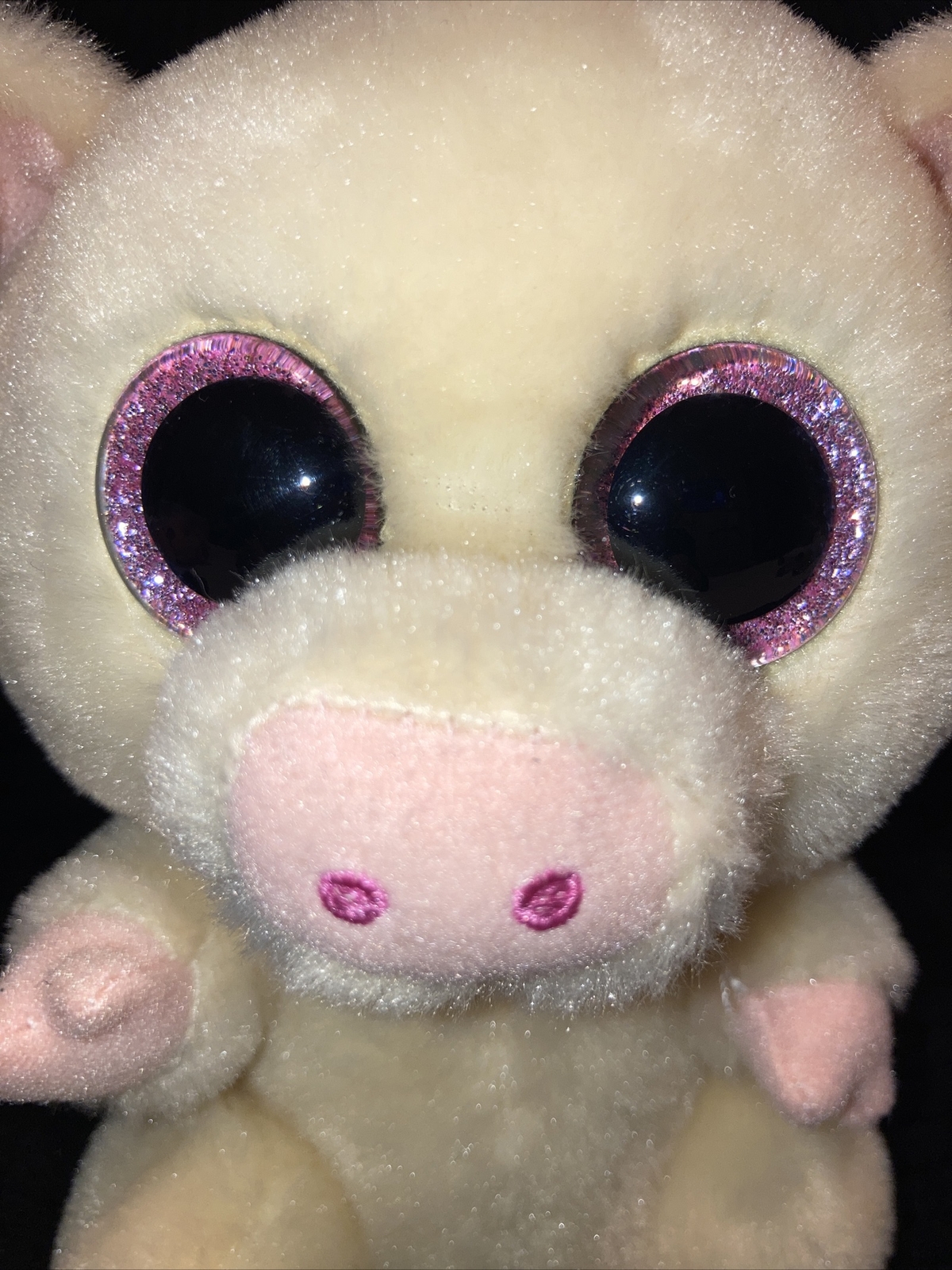 TY Beanie Boos 6" PIGGLEY Pink Beige Pig Plush Stuffed Animal 2016 ...