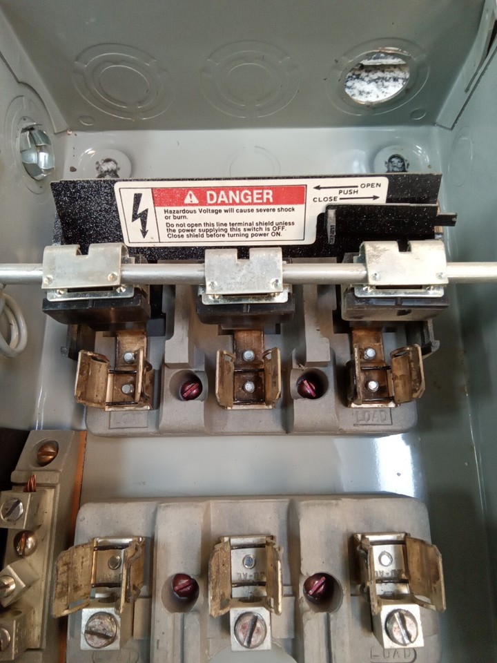 ITE JN422 DISCONNECT 60AMP , 240VA/250VD, 15HP , 3P ,3PH, 1R, FUSIBLE ...