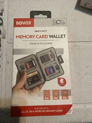 Bower Heavy-Duty Memory Card Hardcase Card Wallet (SB1) | eBay