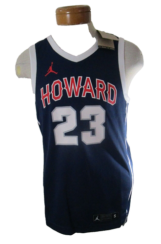NWT Jordan Brand Howard Bisons Michael Jordan Replica Basketball Jersey ...