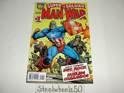 Super Soldier Man Of War #1 Comic 1997 Marvel DC Amalgam Capt America ...