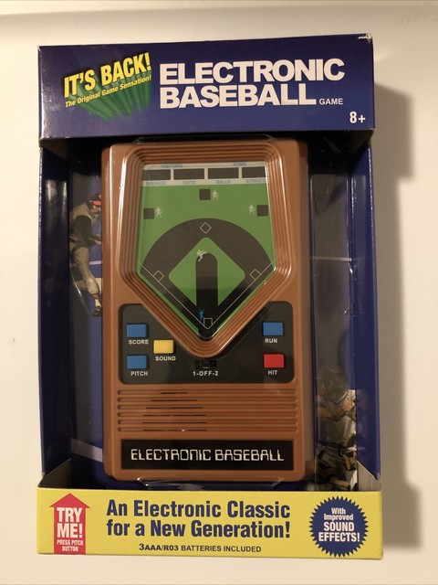 Basic Fun Electronic Retro Sports Game Assortment: Baseball Electronic ...
