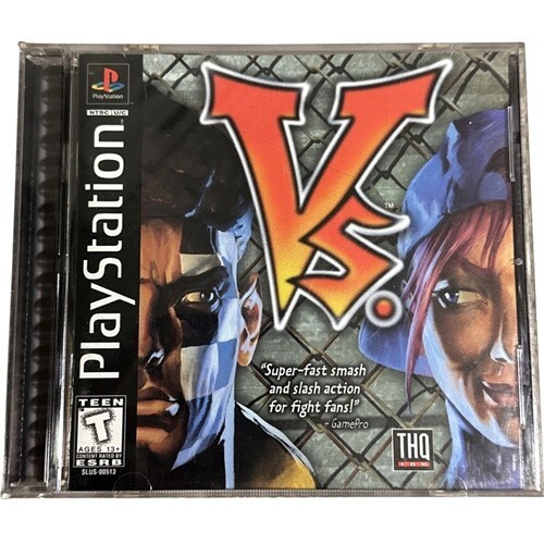 PS1 Vs. Versus 1997 *COMPLETE (W/Booklet+loose Reg. Card)* THQ ...
