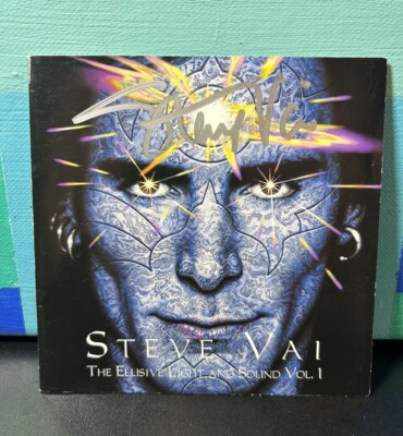 Steve Vai Signed Autographed The Elusive Light And Sound Vol. 1 CD ...