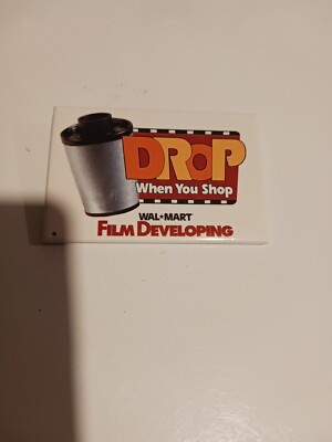 Vintage Walmart Film Developing Pin Back Button | eBay