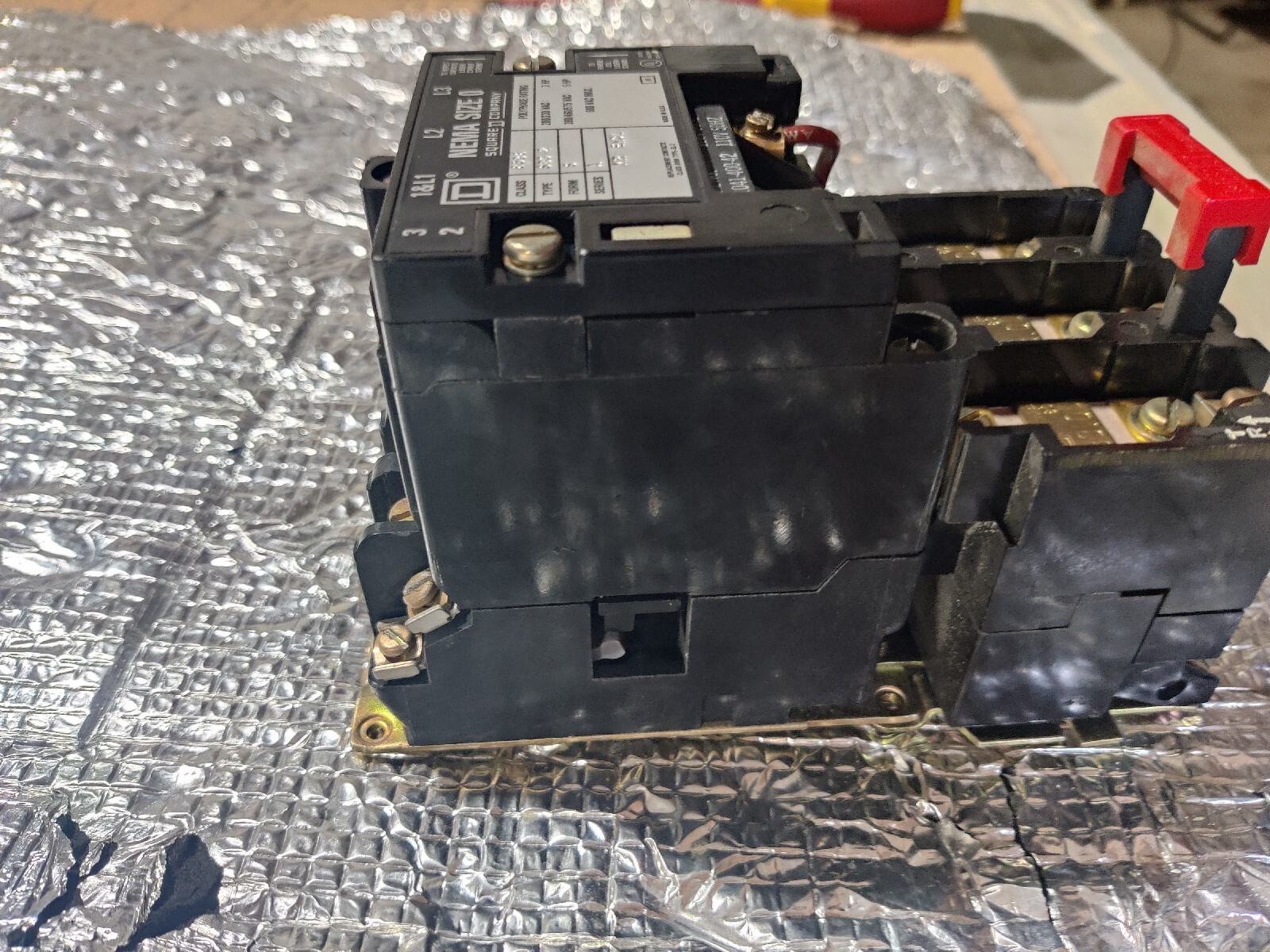 Square D 8536 SBG 2 MOTOR STARTER NEMA SIZE 0 SER A 600VA COIL 120V ...