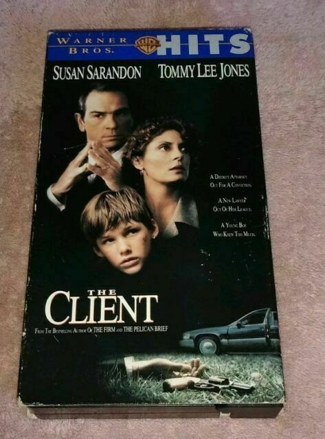 The Client (VHS-VCR Tape) Susan Sarandon and Tommy Lee Jones—TESTED ...