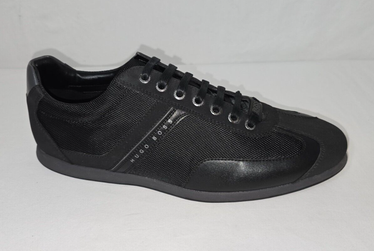 Hugo Boss Men's Lighter 50388431 Black Casual Sneakers Shoes (EUC) 43 ...