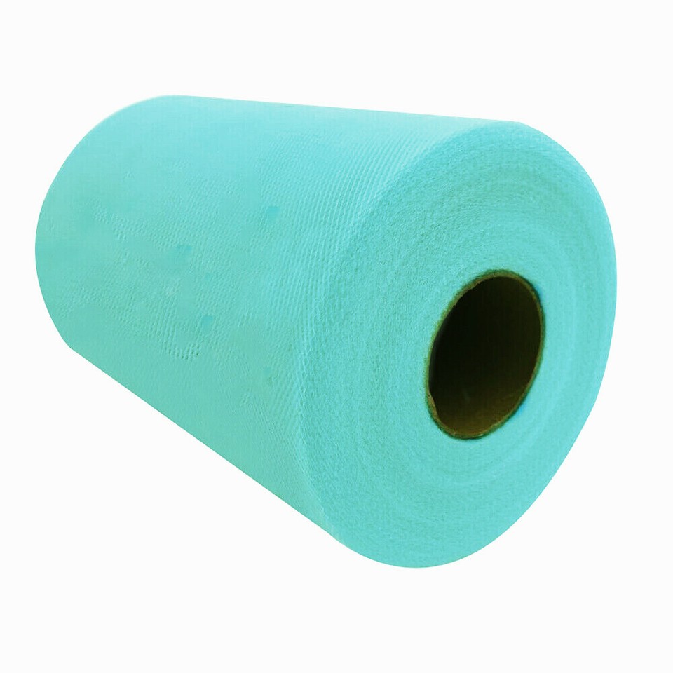 6" x 50/100/200yards Tulle Fabric Roll Tutu Spool Wedding Bow ...