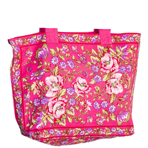 April Cornell Penny's Patio Market Bag Tote Purse 100% Cotton Bright ...