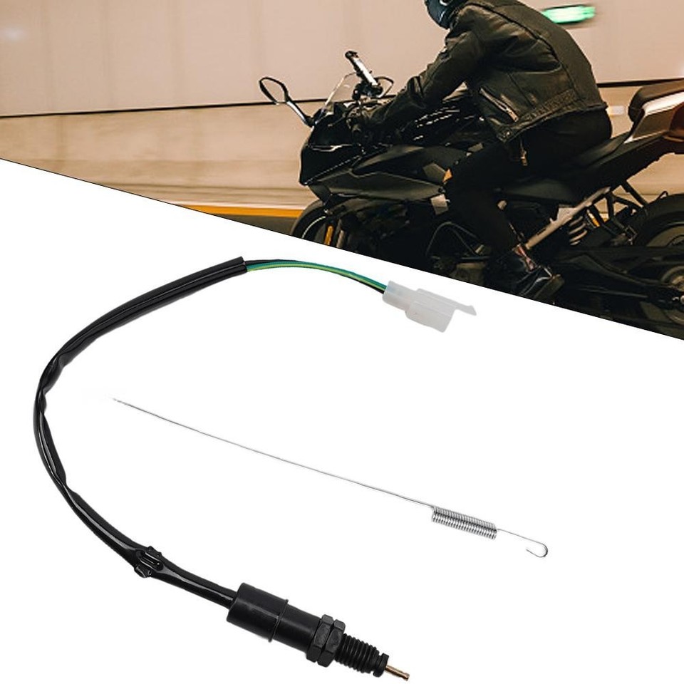 Motorcycle Rear Brake Light Switch Motorbike W/ Spring Fits For Parts ...