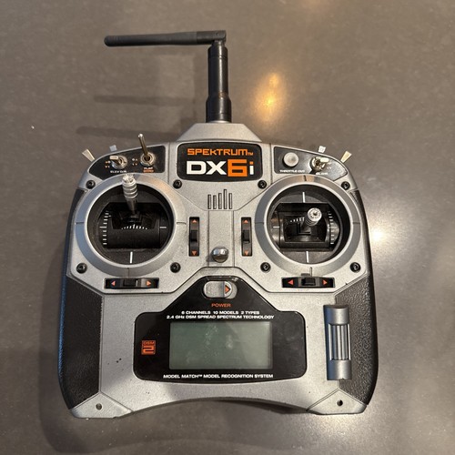 Spektrum DX6i 6-Channel 10-Models 2.4 GHz DSMX Transmitter Controller ...
