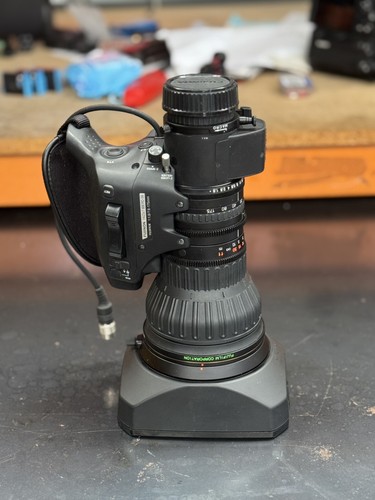Fujinon 23X B4 Mount Lens + Zoom demand. As new. | eBay