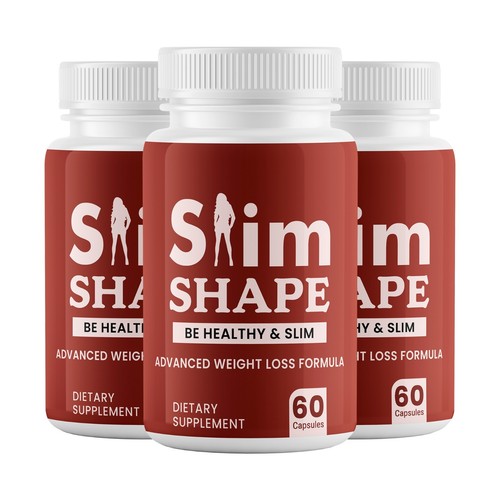 (3 Pack) Slim Shape Pills for Weight Loss Advanced Fat Burner Formula ...
