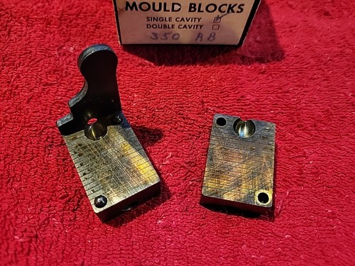 Vintage Lyman Ideal Bullet Mould Blocks Mold 350 79 Round Ball ...