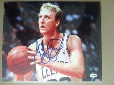 Signed Larry Bird 8x10 color photo w/coa | eBay