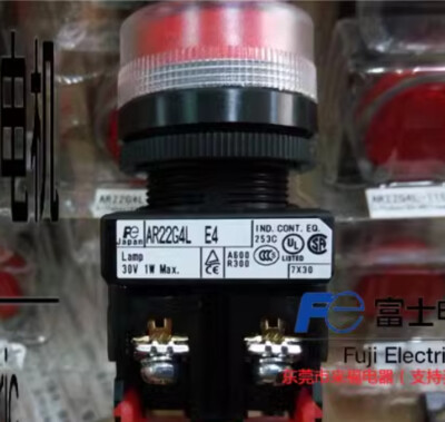 1pcs Fuji Electric Pushbutton switch with light AR22G4L AR22G4L-02E4R ...