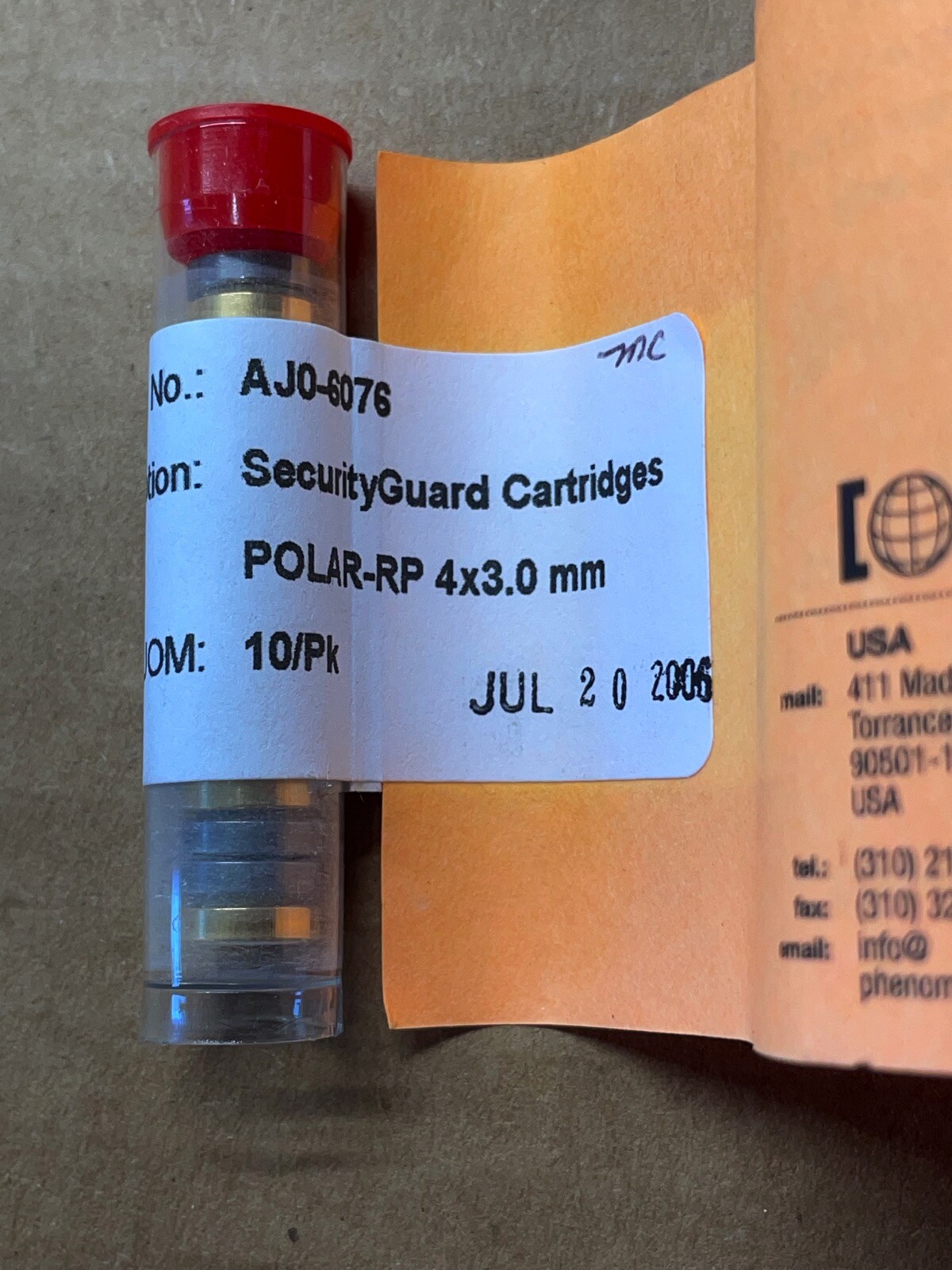 Phenomenex+SecurityGuard+Cartridges+Polar-RP4x3.0mm+10%2Fpk+P%2FN+AJ0 ...