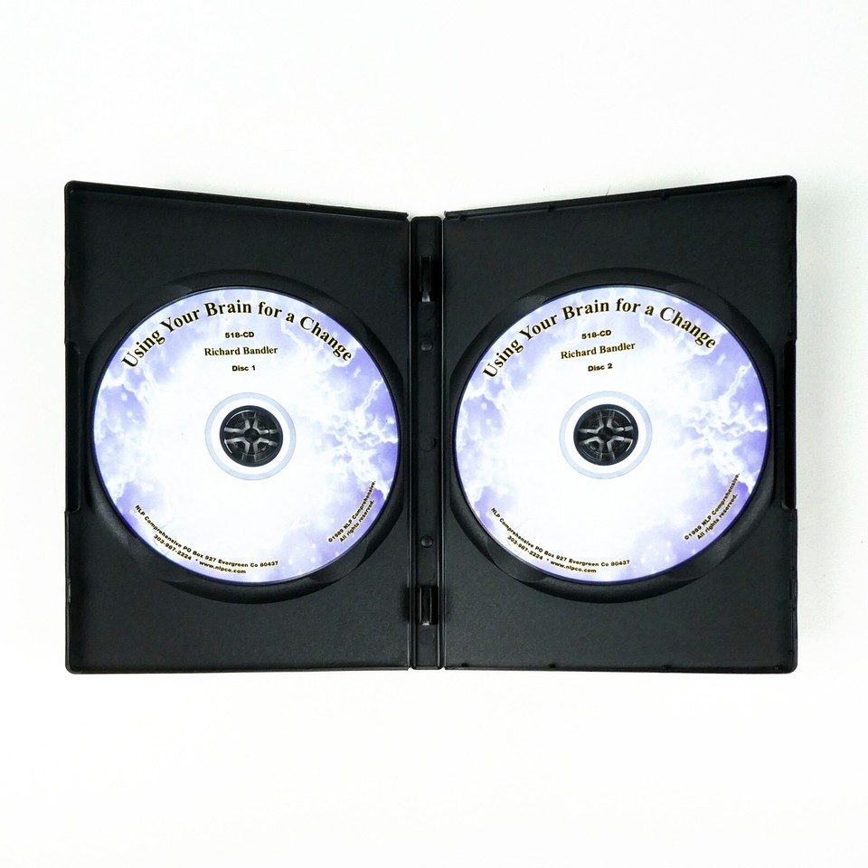 USING YOUR BRAIN FOR A CHANGE 2 CDs Richard Bandler NLP Mind Control ...