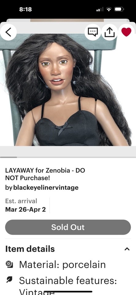 OOAK AFRICAN AMERICAN BJD DOLL 25” Porcelain By Natalie Hart | eBay