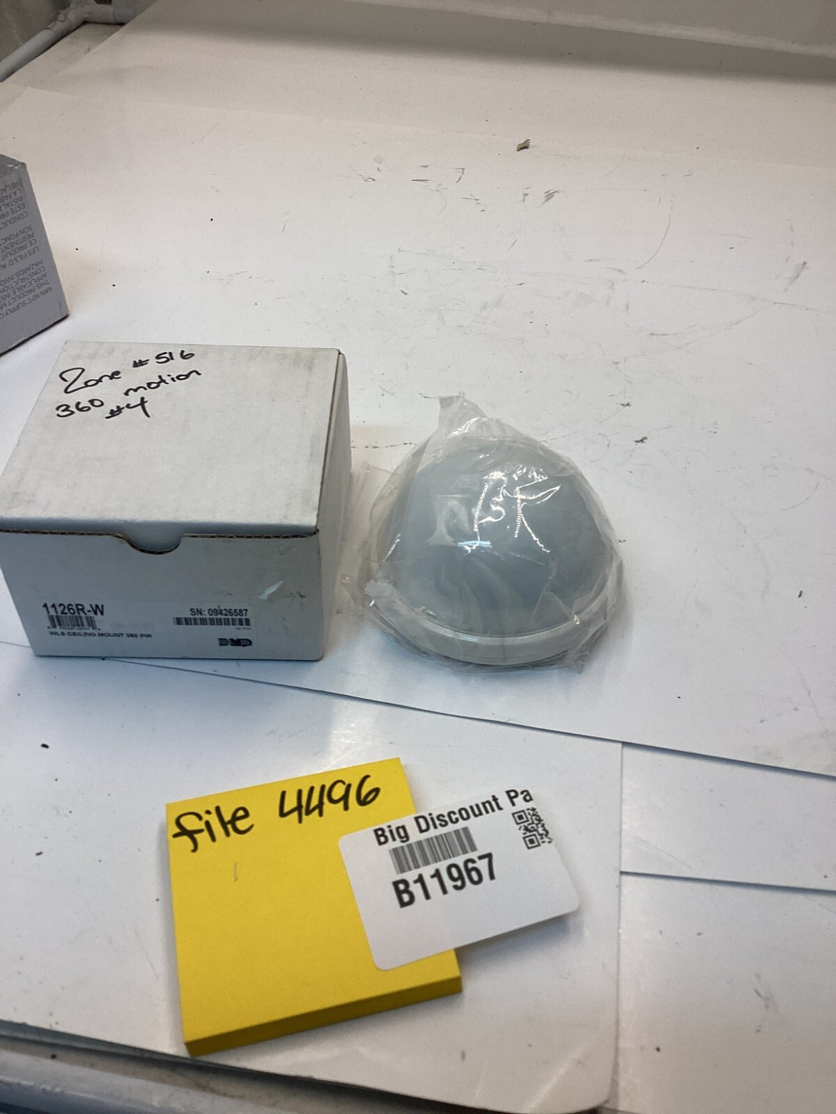 (QTY 1) DMP 1126R-W WLS Ceiling Mount 360 PIR 09426587 Motion #4 | eBay