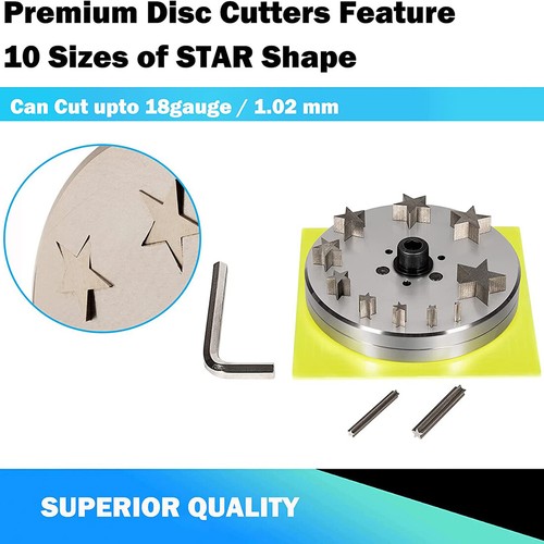 Star Shape Disc Cutter 5mm to 31mm 10 Punches Jewelry Dies Making Design Pattern | eBay