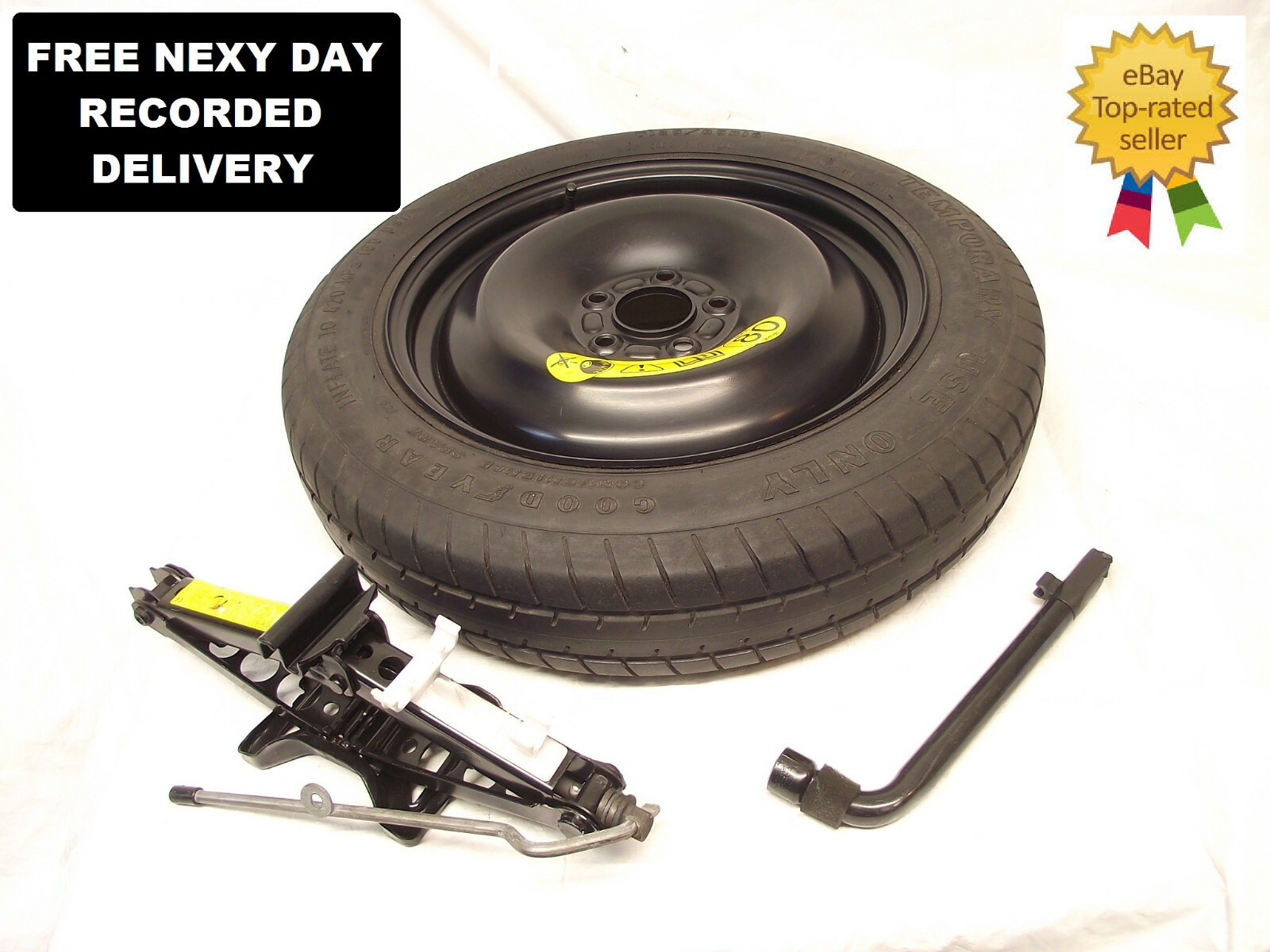 FORD PUMA 2019 - 2025 16" SPACE SAVER SPARE WHEEL + JACK KIT UNUSED ...