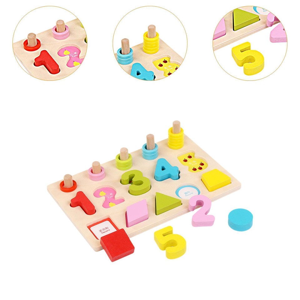 Kids Number Matching Board Puzzles Board for Holiday Birthdays ...
