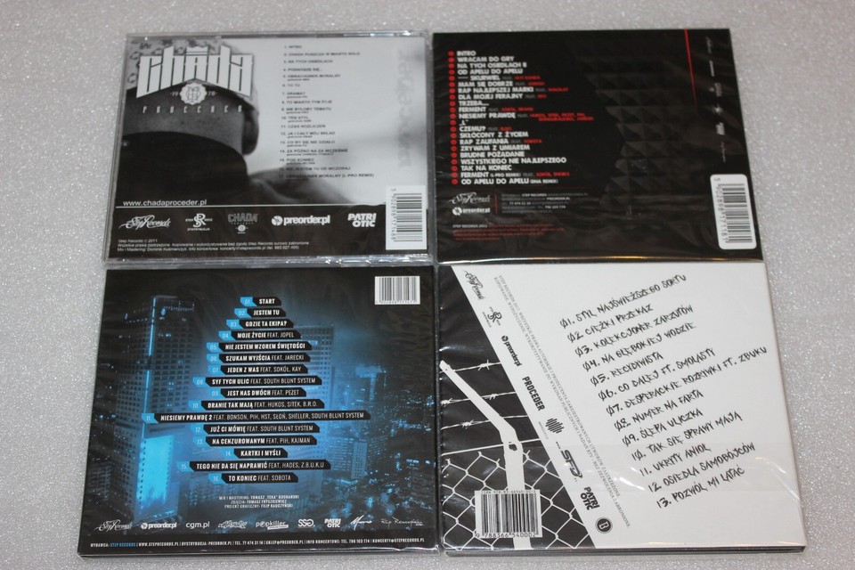 Chada - WGW + Procedre Plus + Recydywista + Jeden z Was 4 CD SET NEW ...