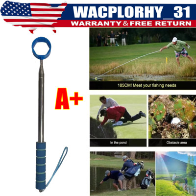 Stainless Steel Telescopic Extendable Golf Ball Pick Up Retriever ...