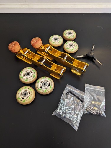 Golden Horse GH Inline Skate Skating Frame & Wheels #4-238mm | eBay