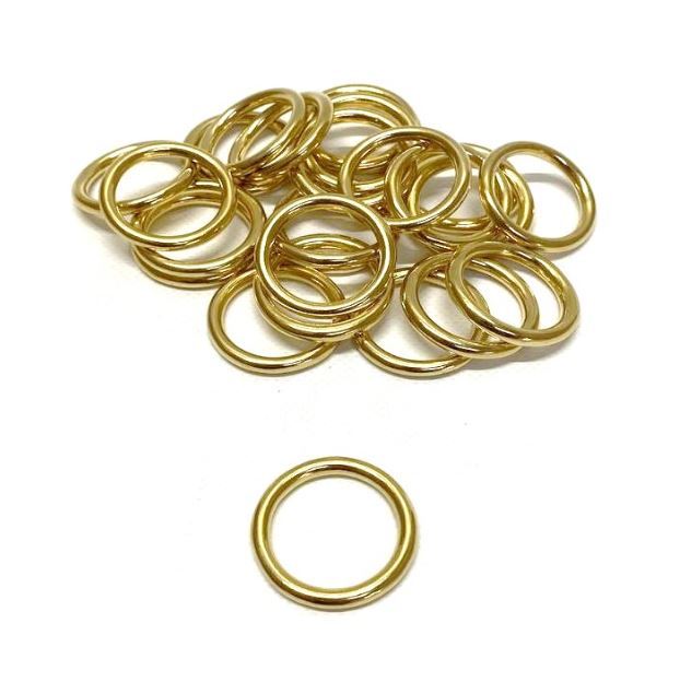16mm 20mm 25mm 38mm 50mm Solid Brass O-Rings For Dog Leads Horse Reigns ...