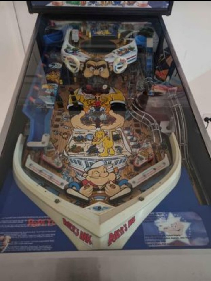POPEYE PINBALL MACHINE PIN BALL MACHINE | eBay Australia