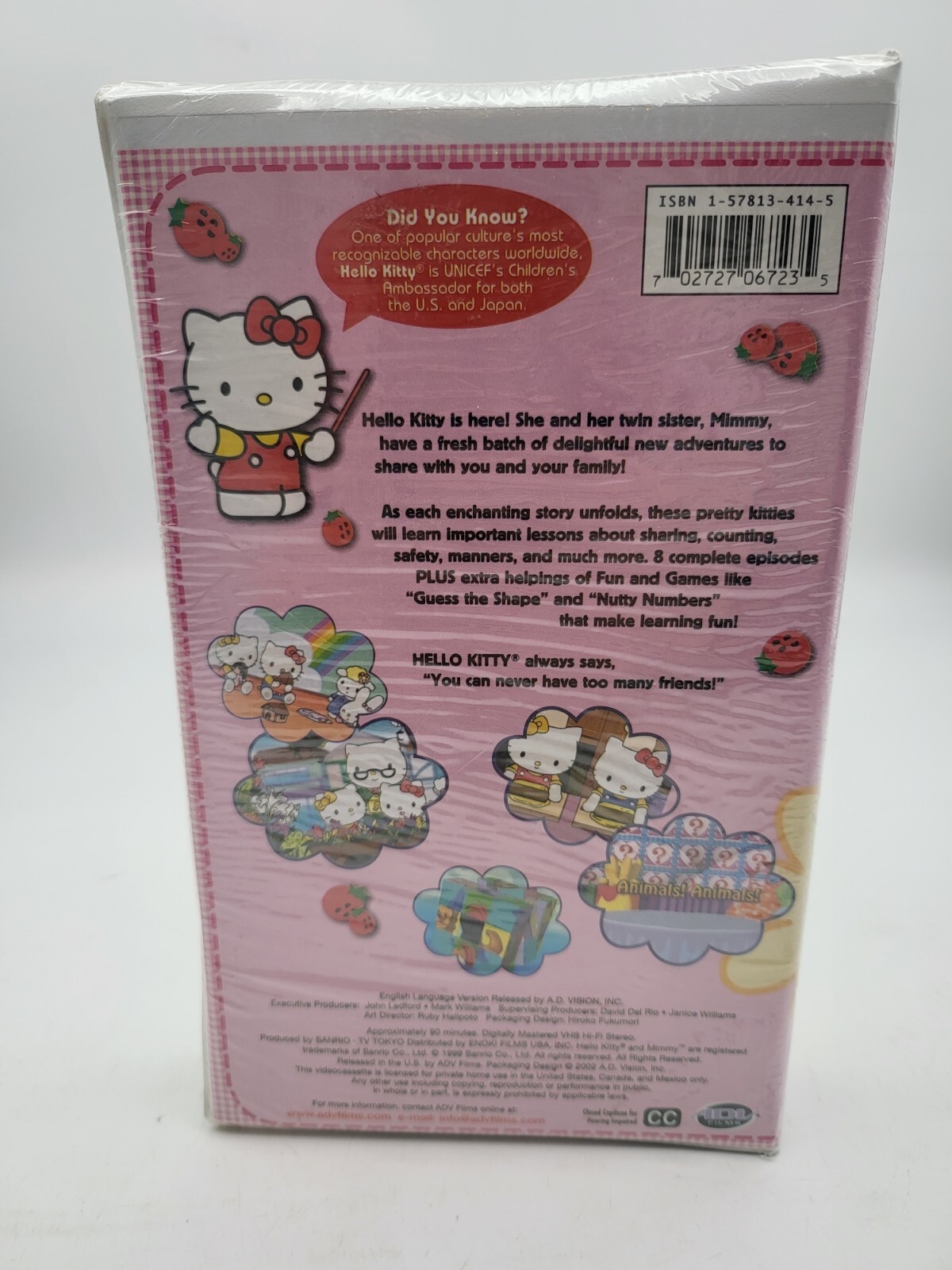 Hello Kittys Paradise - Vol. 1: Pretty Kitty (VHS, 2002) for sale ...