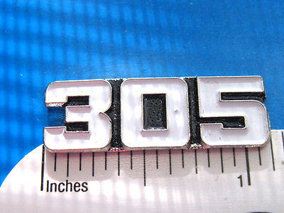 305 Engine - hat pin , lapel pin , tie tac , hatpin.. (white color ...