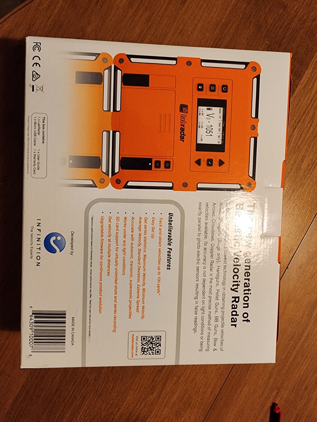 Labradar Ballistic Velocity Doppler Radar Chronograph for sale online ...