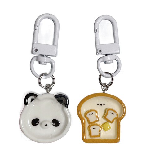 Cute Cartoon Resin Keychain Kawaii Pendant Keyring Lovely Car Key ...