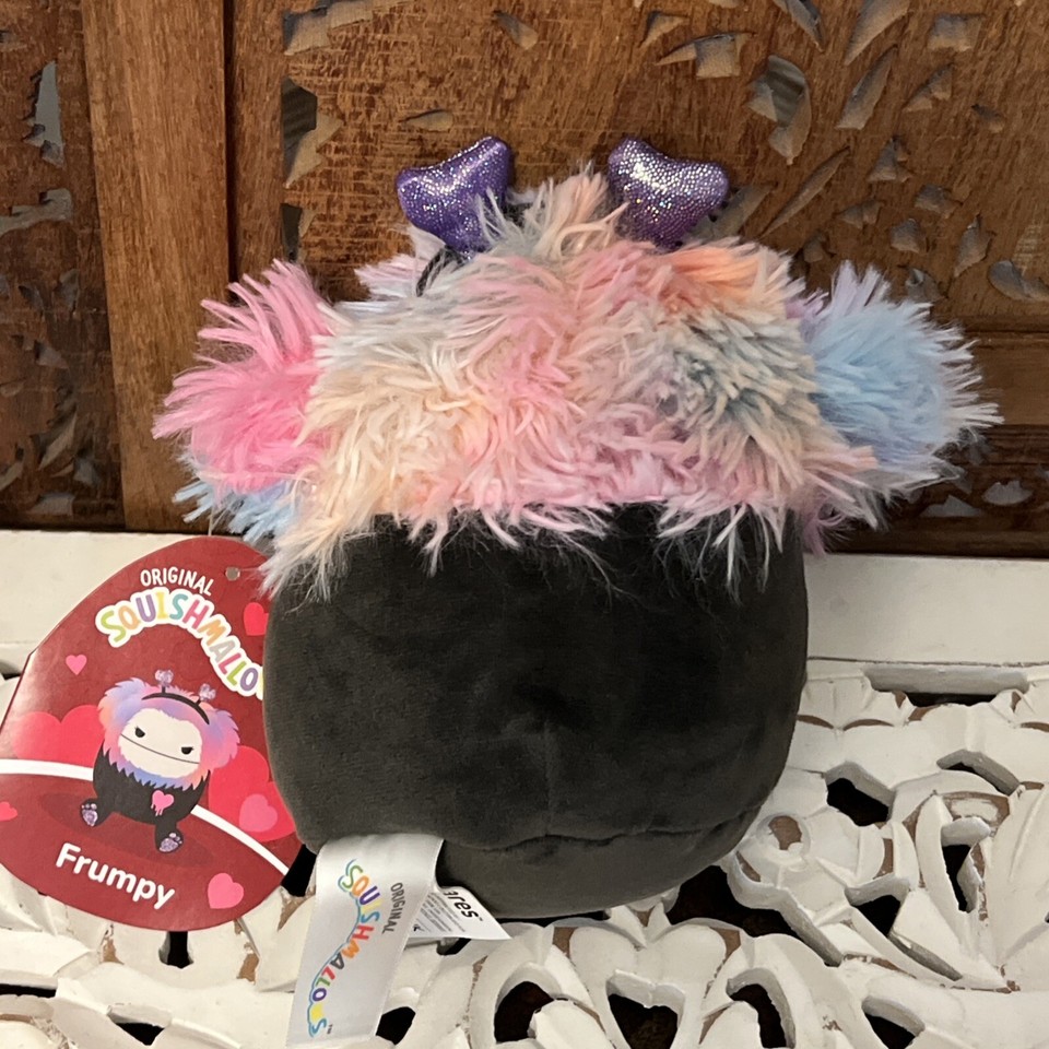 Squishmallow 5 inch Frumpy the Salty Bigfoot Valentines 2025 Black Tie ...